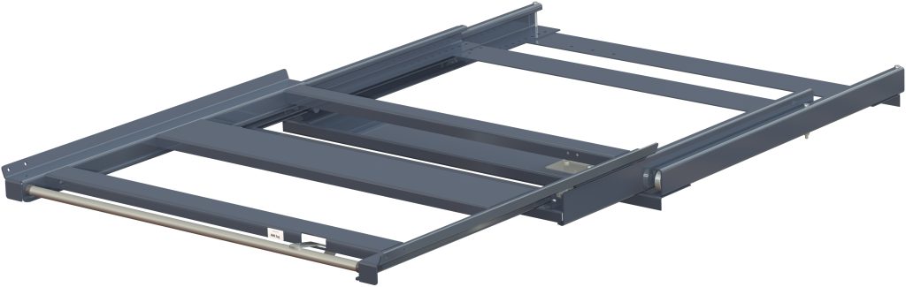 Pull-out unit for pallet rack with 100% extension ,600 kg load capacity ...