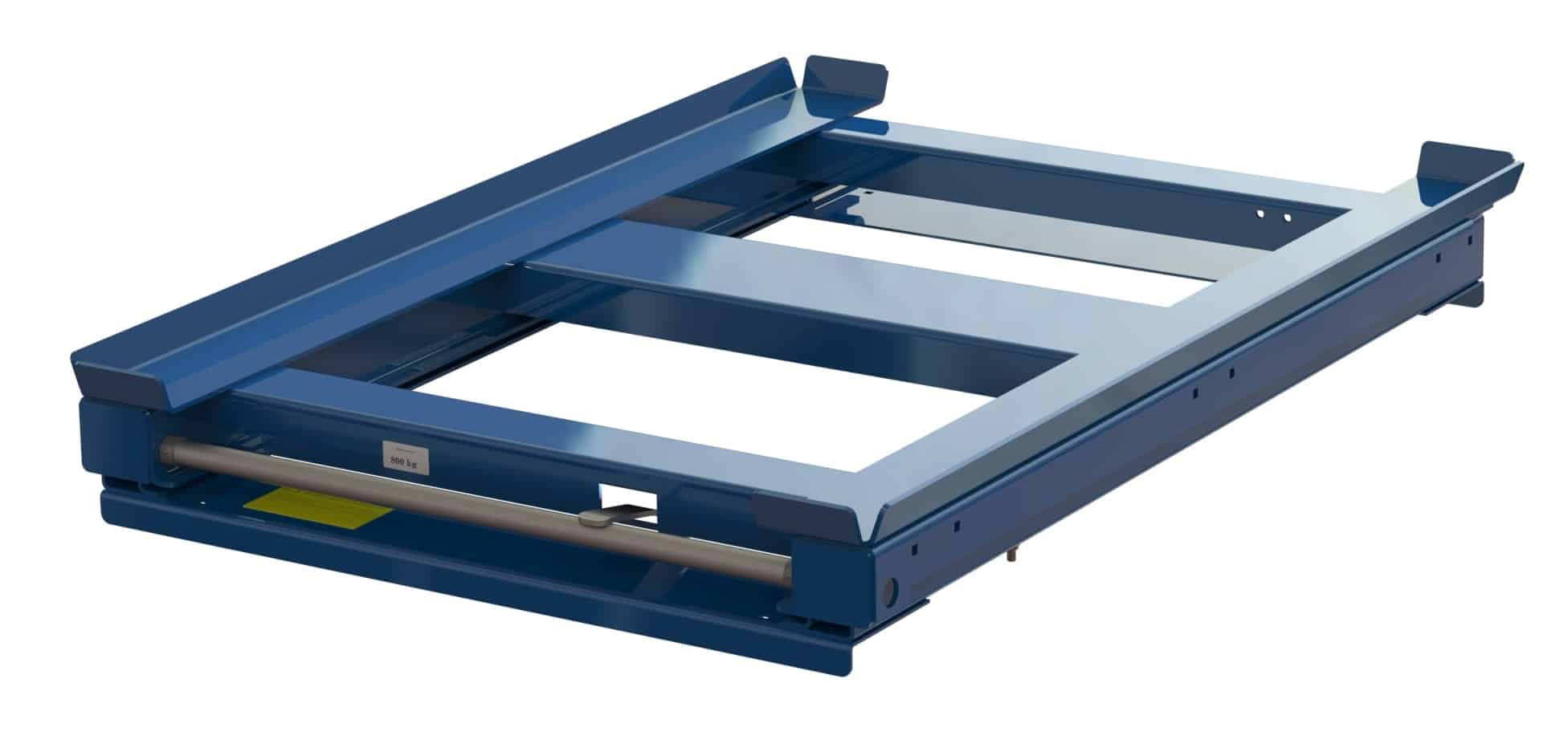 Pull-out unit for pallet rack with 70% extension ,800 kg load capacity ...